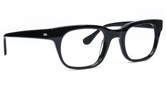 Philip Large Black Retro Glasses | JustGoodGlasses
