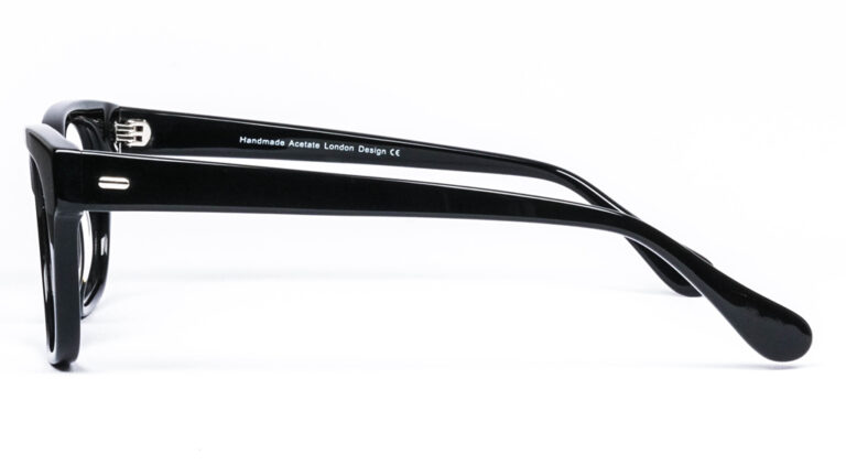 Philip Large Black Retro Glasses | JustGoodGlasses